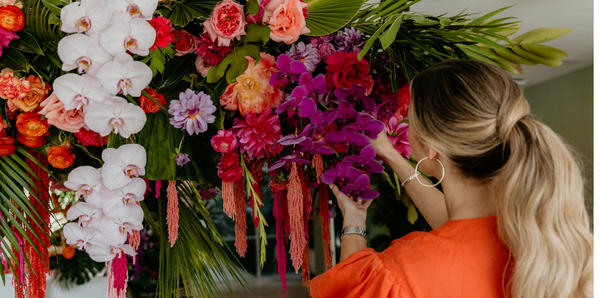 Jess Hughes - from super yachts to super flowers it's all about colour ...